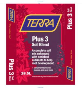 TERRA Plus 3 SOIL (Triple Mix) - 28.5L - TERRA Greenhouses