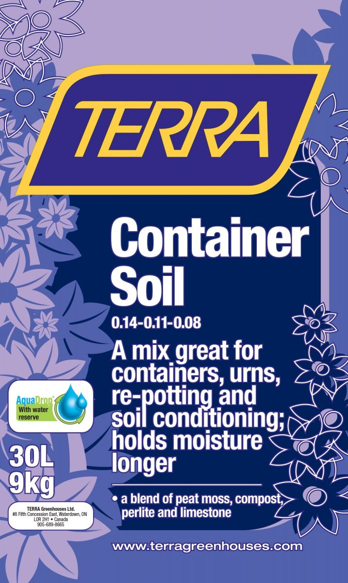 TERRA CONTAINER SOIL - 28.5L - TERRA Greenhouses
